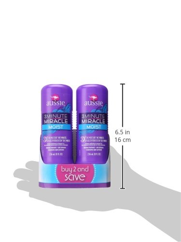 Aussie 3 Minute Miracle Moist Deeeeep Conditioner 8 Ounce (2 Pack)