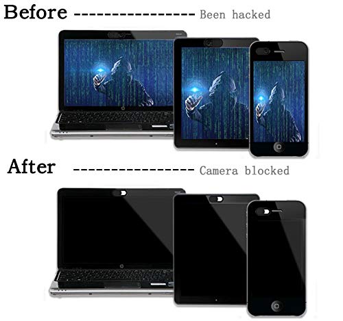 Privacy Camera Cover Security Blocker Webcam Closure for Galaxy A72, A52, A42, A32, A12 - Black Compatible with Samsung Galaxy A72, A52, A42, A32, A12