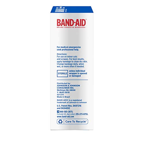 Band-Aid Brand Tru-Stay Clear Spots Discreet First Aid and Wound Care for Minor Cuts and Scrapes, All One Size, 50 Count