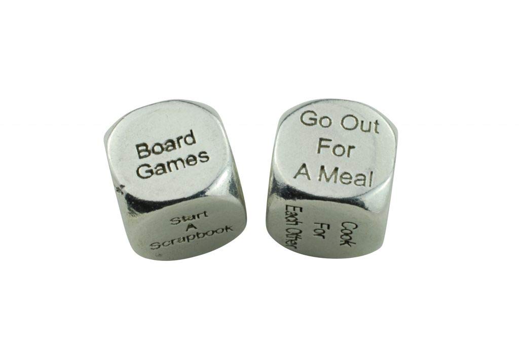 2 Year Anniversary Metal Date Night Dice - Create a Unique 2nd Anniversary Date Night