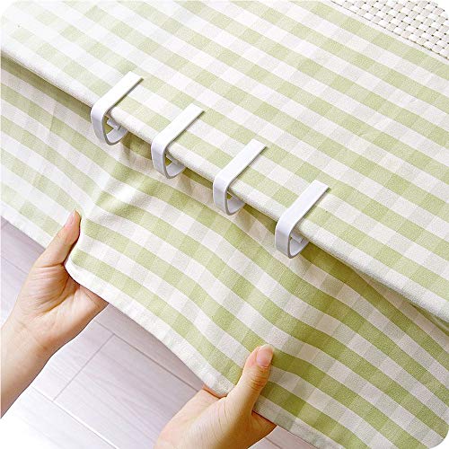 Panykoo Plastic Tablecloth Clip, Used for Restaurant Banquet Wedding Graduation Party and Outdoor Picnic Table Cloth Fixing (4 PCS)