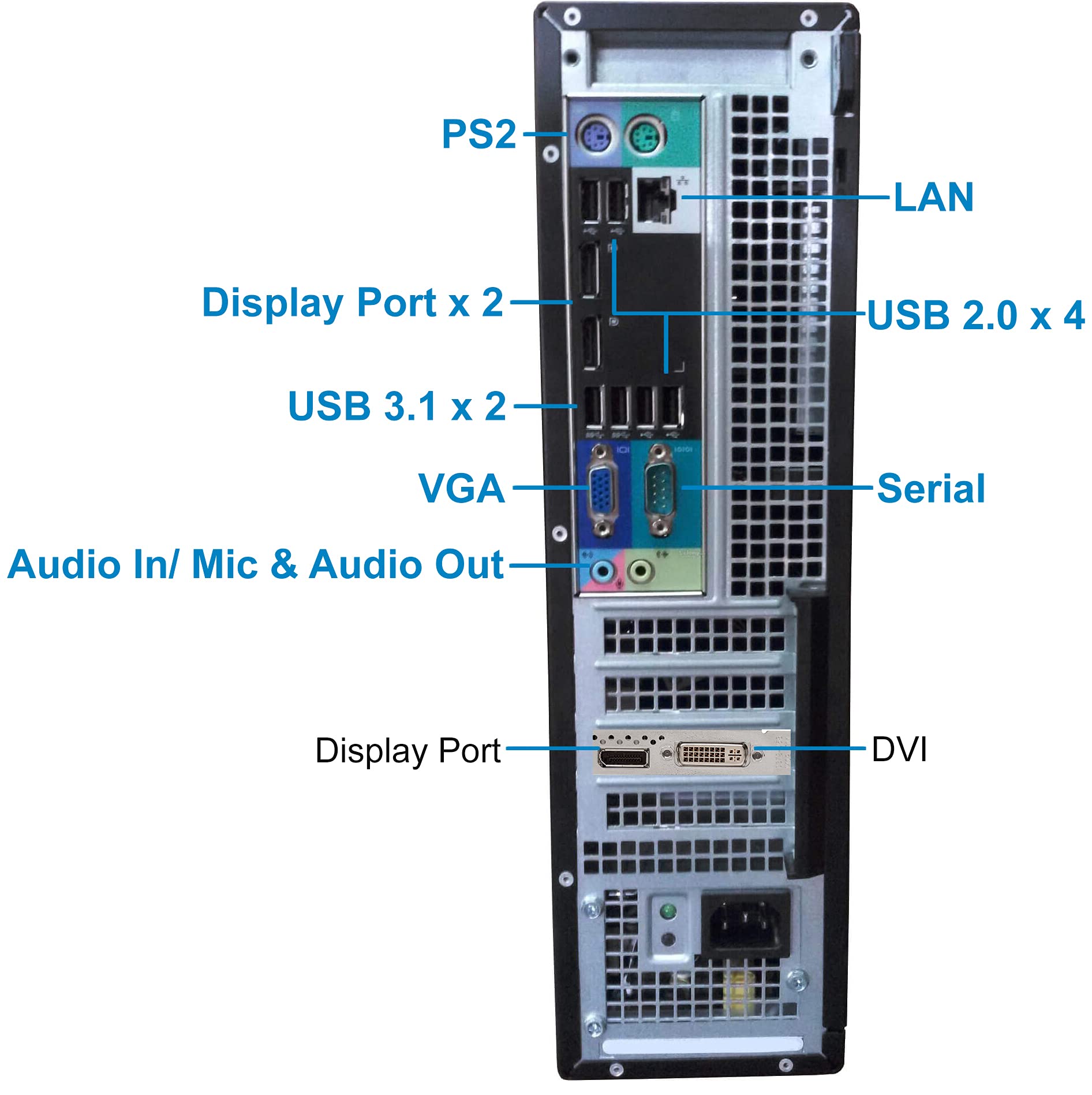 Dell Optiplex 9010 SFF Desktop Computer - Intel i7-3770 Upto 3.9GHz, AMD Radeon 1GB Graphics, 32GB RAM, 512GB SSD, DisplayPort, HDMI, DVI, DVD, Wi-Fi, Bluetooth, TDL - Windows 10 Pro (Renewed)