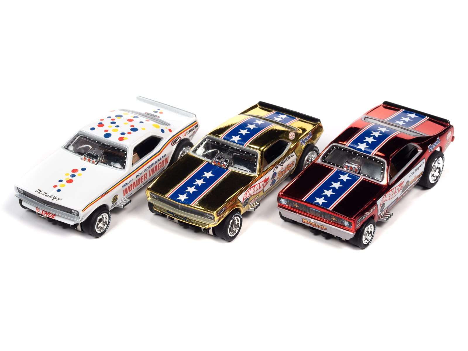 Auto World 4Gear R26 Don The Snake Prudhomme - 1970 Cuda Funny Car HO Scale Slot Car