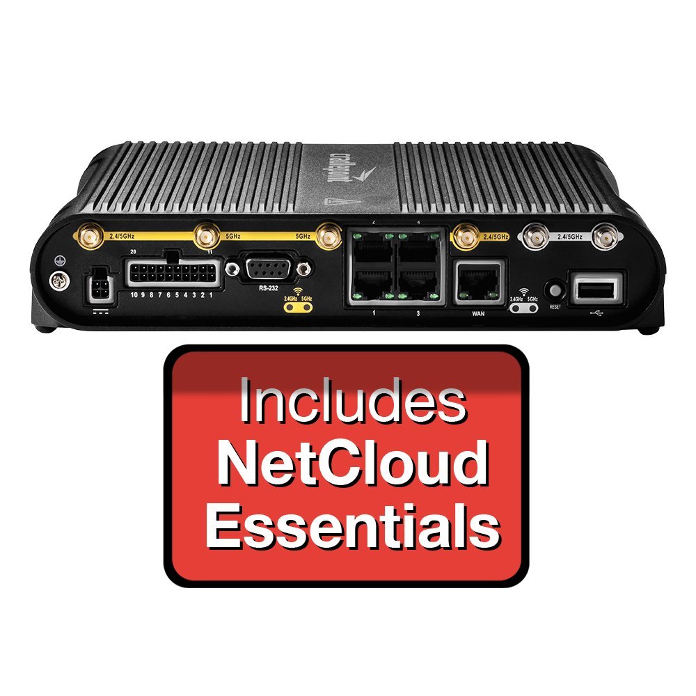 CRADLEPOINT, IBR1700 ROUTER WITH WIFI (600MBPS MODEM), NO AC POWER SUPPLY OR ANTENNAS, NORTH AMERICA AND 1-YR NETCLOUD ESSENTIALS FOR MOBILE ROUTERS (PRIME) WITH SUPPORT, REQUIRES PARTNER AUTHORIZATI