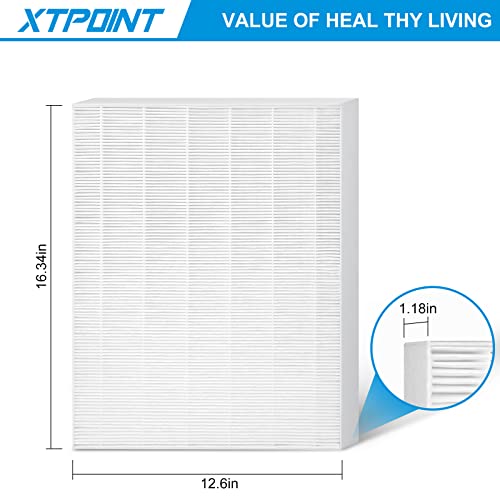 4 Pack 115115 HEPA Replacement Filter A Size 21,Durable Compatible with Winix Plasmawave C535 5300 5300-2 6300 6300-2 P300