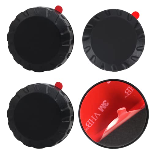 4 Pack AirTag Holder Case with Adhesive Sticker, IPX8 Waterproof Stick on Hidden Mount AirTag Case GPS Tracker Protection Cover for Luggage Laptop Car Bike Remote Control Drone