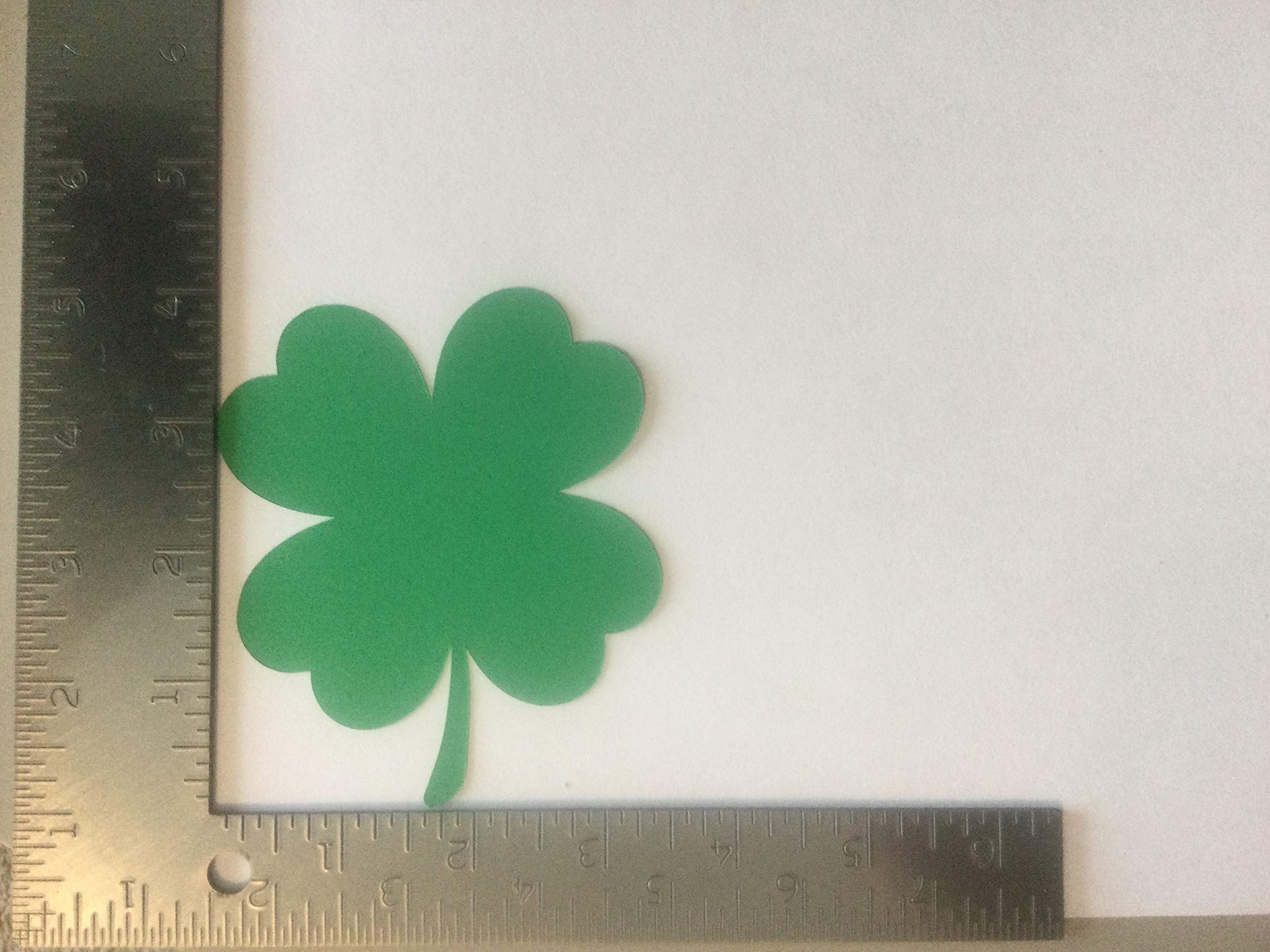 25 Four Leaf Clover Die Cuts Shamrock Cut Outs Green Paper Shamrock Die Cuts St Patrick's Day Decor Classroom Decor 4 Inch