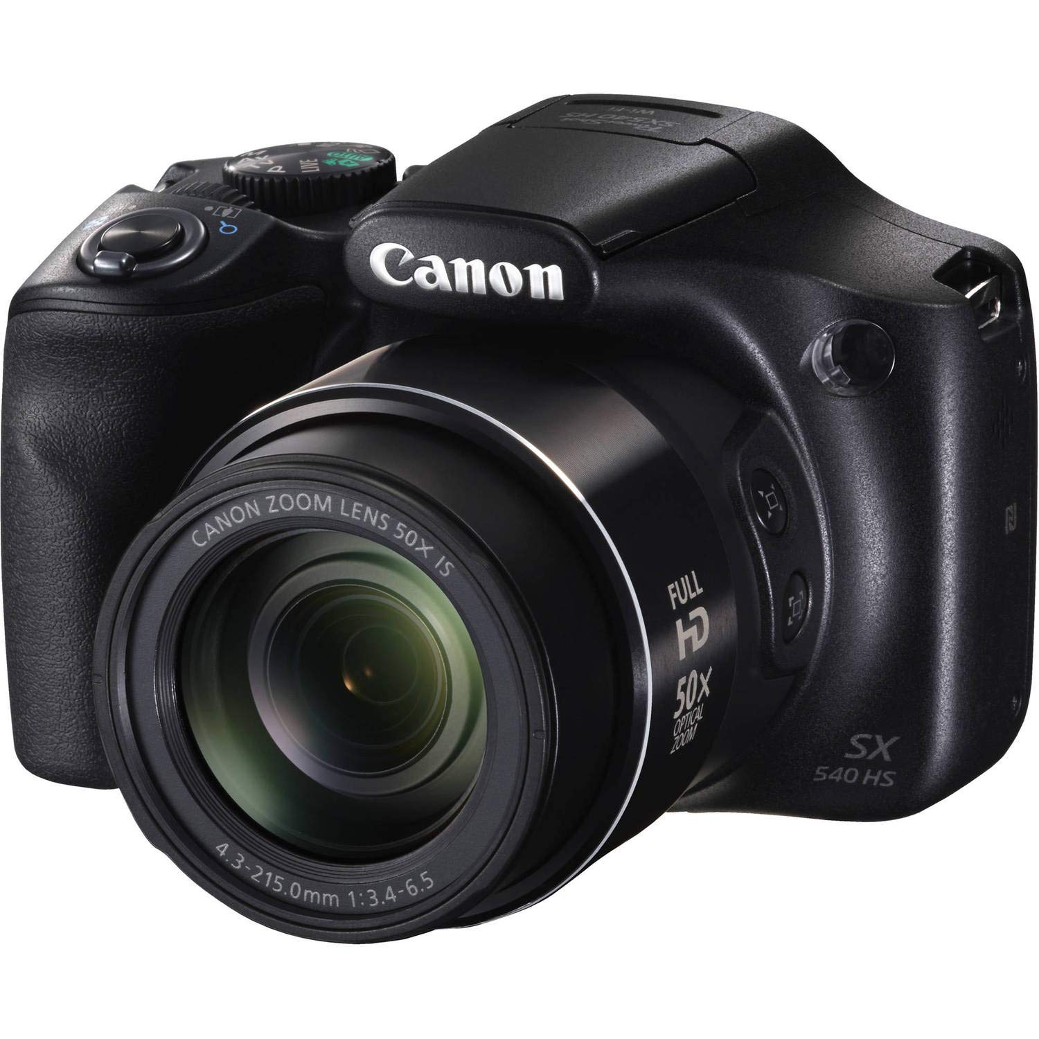 Canon PowerShot SX540 HS Digital Camera (1067C001) with Accessory Bundle Package SanDisk 32gb SD Card + Deluxe Cleaning Kit + 12" Tripod + More