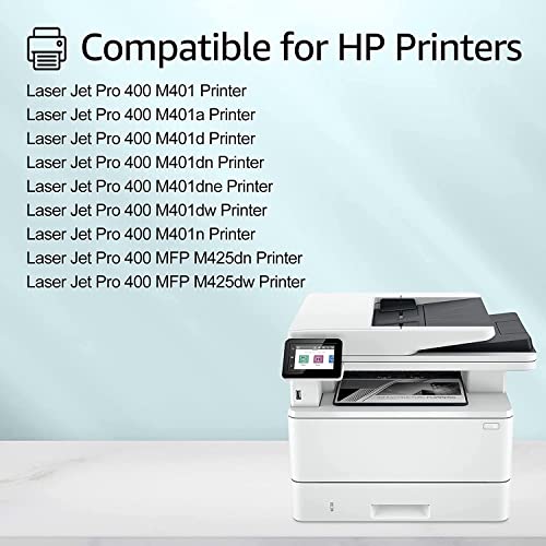 greencycle Compatible Toner Cartridge Replacement for HP 80A CF280A Work with Laserjet Pro 400 M401a M401d M401n M401dne MFP M425dn Printer (Black, 1-Pack)