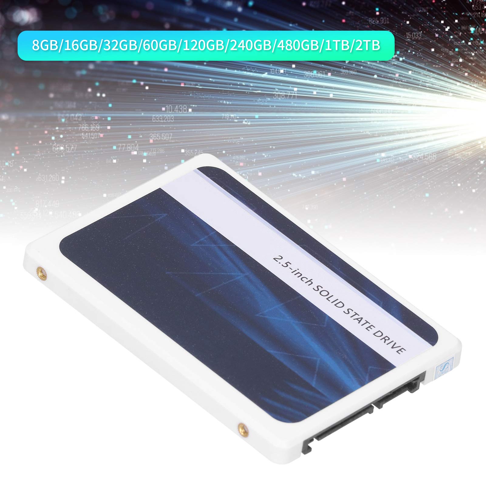 External Hard Drives, SATA3.0 2.5 inch SSD 8GB/ 16GB /32GB /60GB /120GB /240GB/ 480GB /1T /2T, Portable PC Solid State Hard Disk Drive for Laptop,PC,Mac 10,OS,Windows 10/8/7/XP(32GB)