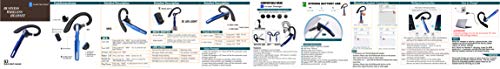 Candeo Bluetooth Headset V4.2, Wireless Bluetooth Earpiece Hands-Free Earphones with Noise Cancellation Mic for Driving/Business/Office/Home, Compatible with iPhone and Android Cell Phones