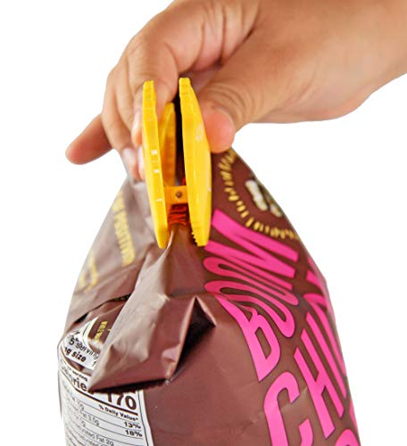 HOME-X Chicken-Shaped Bag Clips for Chips, Food Bags, Kitchen and Laundry, 2.5β L x 2β W, Set of 3