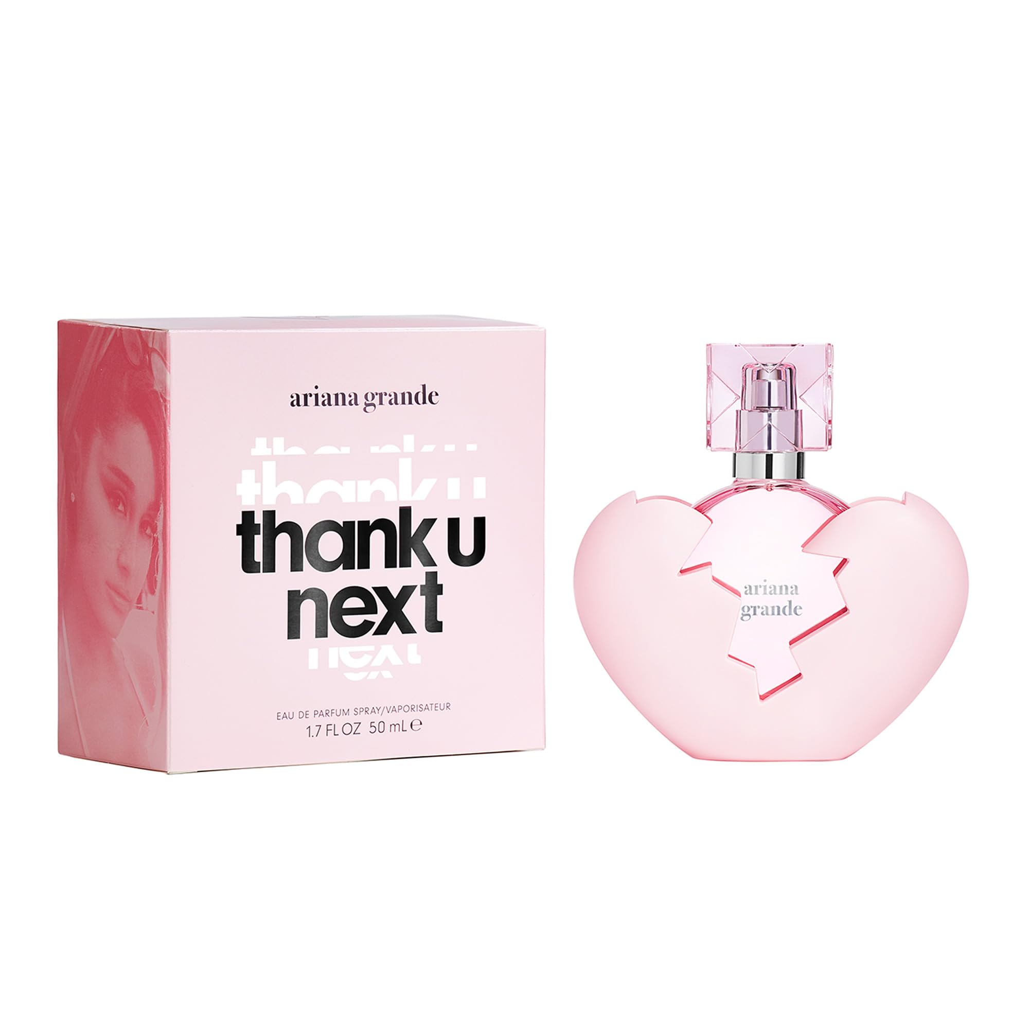 Ariana Grande Thank U Next Eau de Parfum β Floral Gourmand Musk Fragrance for Women β Women's Perfume with Notes of Coconut, Macaroon Sugar & Wild Raspberry β 1 Fl Oz