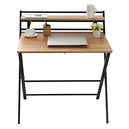 PENATE Folding Study Desk for Small Space Home Office Desk Simple Laptop Writing Table 80x 50x72.5cm-Ship Fron USA
