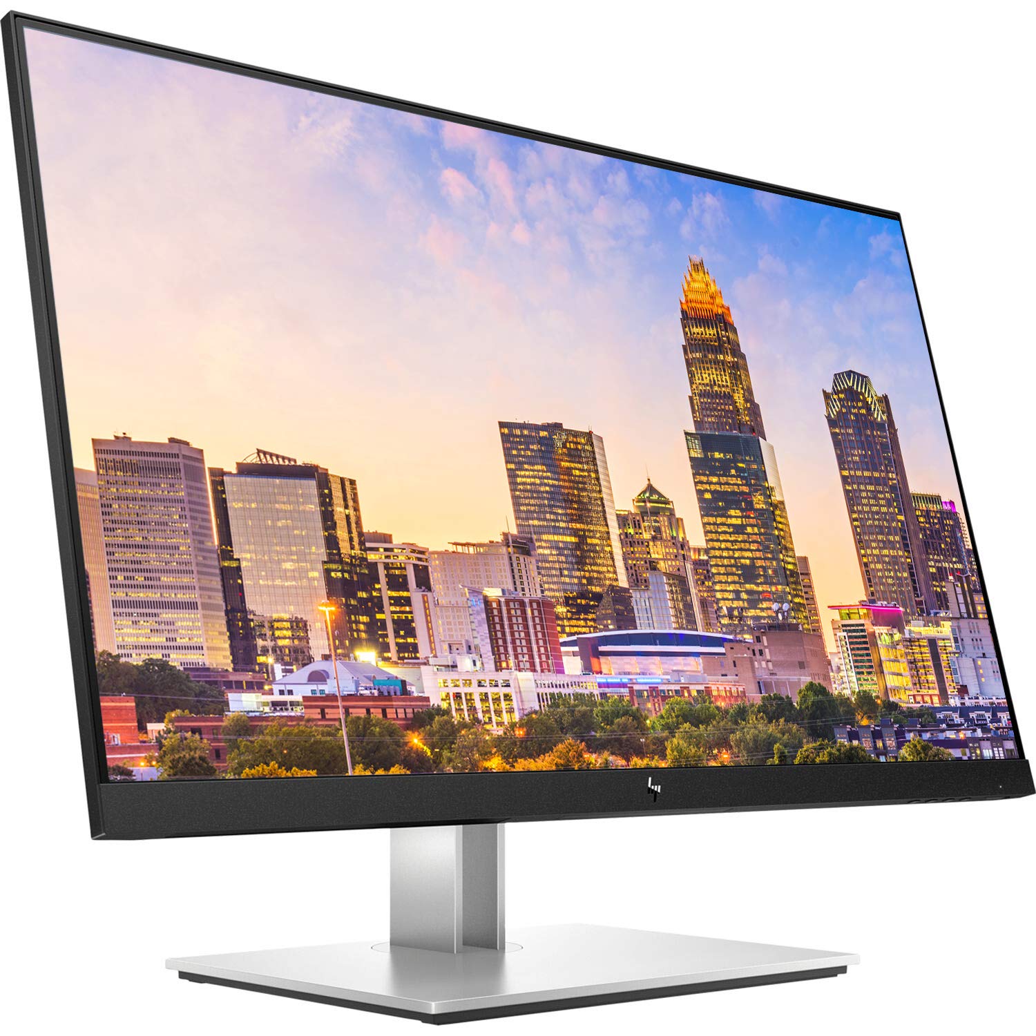 HP EliteDisplay E27 G4 27 Inch IPS LED Backlit Monitor 2-Pack Bundle with FHD 1920 x 1080, Blue Light Filter, HDMI, VGA, DisplayPort