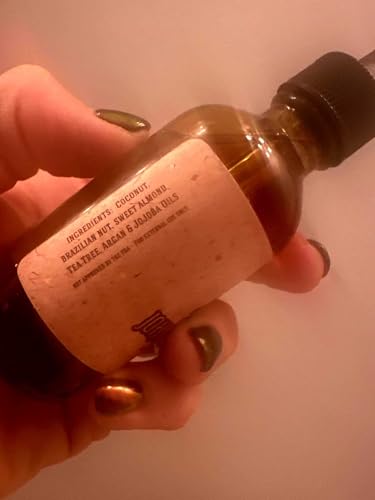 Johnny Slicks Organic Beard Oil | Moisturize, Soften, Promote Hair Growth, Reduce Itch (US Made, Veteran Owned Handcrafted with Clean Ingredients), Rugged