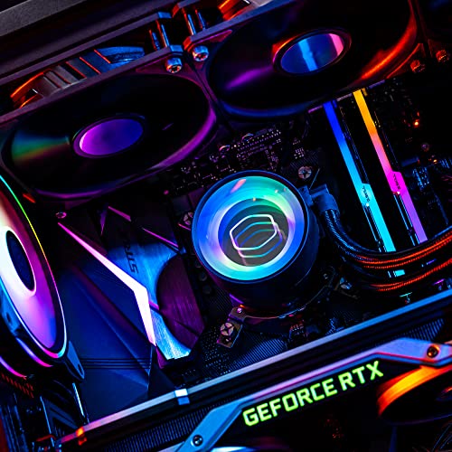 Cooler Master MasterLiquid ML280 Mirror Close-Loop AIO CPU Liquid Cooler, ARGB Mirror Pump, Dual Chamber Pump, SickleFlow 140 PWM Fans, AMD Ryzen AM5/AM4, Intel LGA1700*/1200 (MLX-D28M-A14PK-R1)