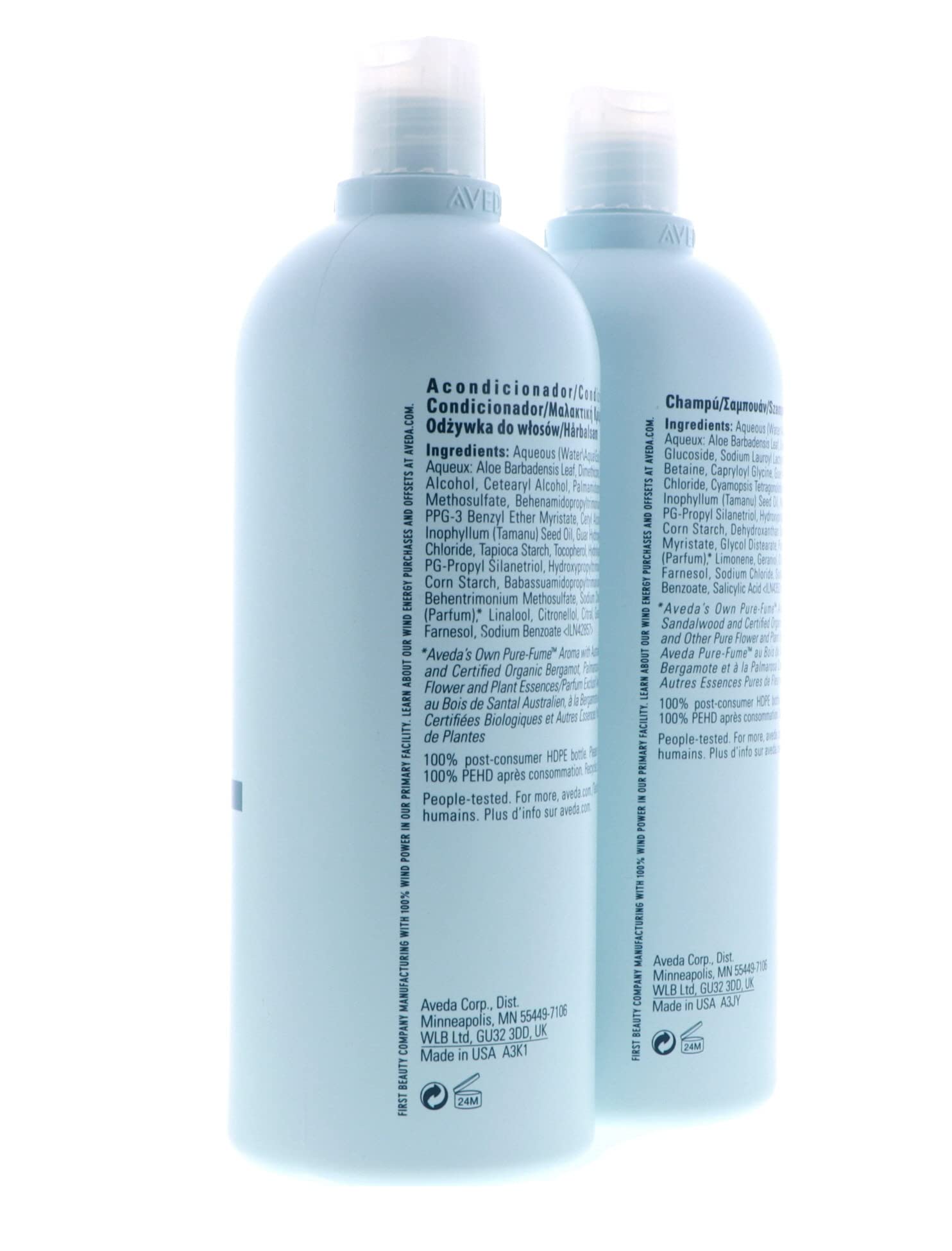 Aveda Smooth Infusion Shampoo and Conditioner 33.8oz Smooths and Softens Hair to Reduce Frizz
