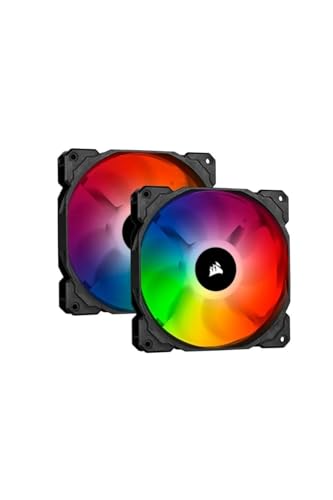 Corsair iCUE SP140 RGB Pro Performance 140mm Dual Fan Kit with Lighting Node Core