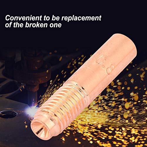14pcs Welding Torch Accessory Welding Set Nozzle Contact Tip Mig Parts Fit Miller (2pcs 169715+2pcs 196716+10pcs 000067)
