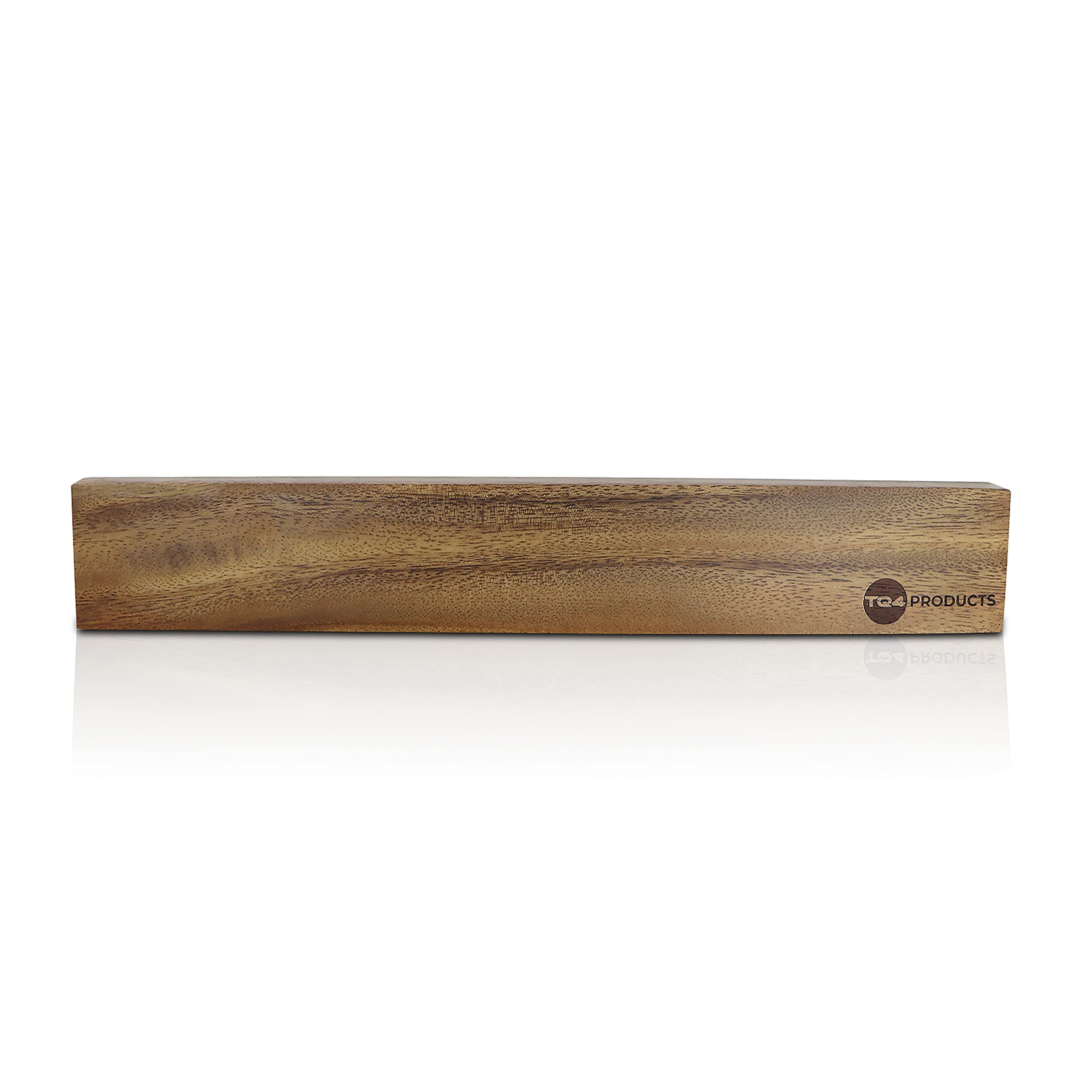Wood Magnetic Knife Holder 16inch with Powerful Magnets Strong and Thick Wall Mount Knife Rack Easy to Install and Space Saver Organizes Your Kitchen - Multifunctional Magnet Holder, Knives Excluded