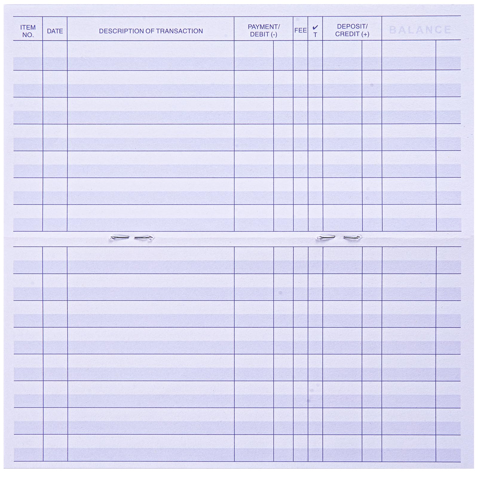 18PCS Check Registers for Personal Checkbook, Easy to Read Checkbook Register