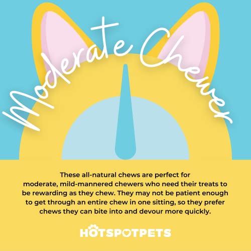 hotspot pets Premium Beef Trachea for Dogs 6" Strips Split - All Natural Grass-Fed Beef Dog Chews, Rich in Glucosamine Chondroitin for Joint Health, Single Ingredient No Rawhide Dog Treats