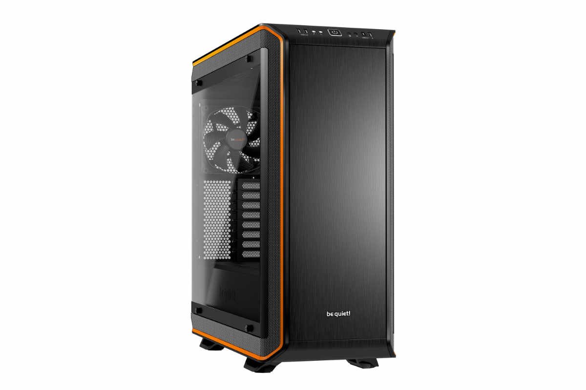 be quiet! Dark Base PRO 900 Orange Rev. 2, Full Tower ATX, 3 Pre-Installed Silent Wings 3 Fans, BGW14, Tempered Glass Window, RGB LED Illumination