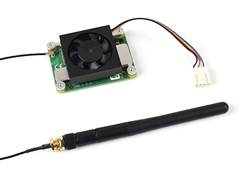 for Compute Module 4 3007 Cooling Fan 5V CPU Cooling Fan Cooler Radiator with Thermal Tapes, Low Noise, PWM Speed Adjustment