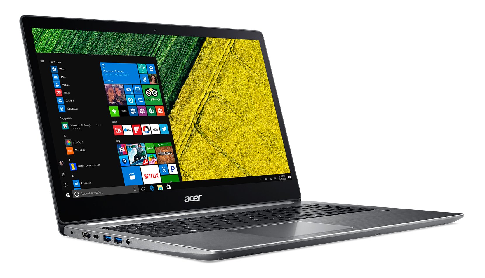 Acer Swift 3, 8th Gen Intel Core i5-8250U, NVIDIA GeForce MX150, 15.6" Full HD, 8GB DDR4, 256GB SSD, SF315-51G-51CE