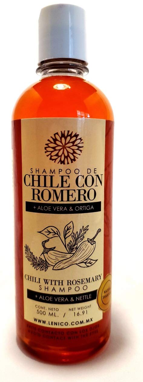 Chile con Romero Shampoo Chili with Rosemary + Aloe Vera & Nettle 16.91 Fl Oz.