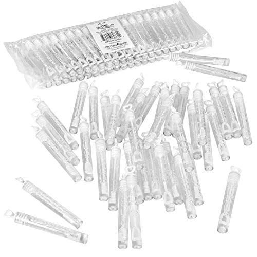 Narwhal Novelties 40 Count Mini Heart Bubble Wands β Great Wand Bubbles Party Favors for Weddings and Anniversaries