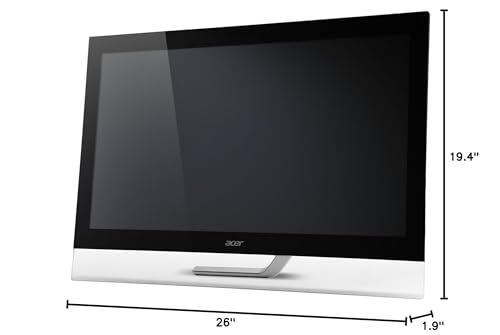 Acer T272HL bmjjz 27-Inch (1920 x 1080) Touch Screen Widescreen Monitor, Black
