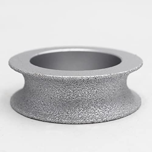 1pc Vacuum Brazed Diamond Grinding Disc of Half-Round Edge 75mm for Marble, Granite, Quartz, Ceramics,25MM