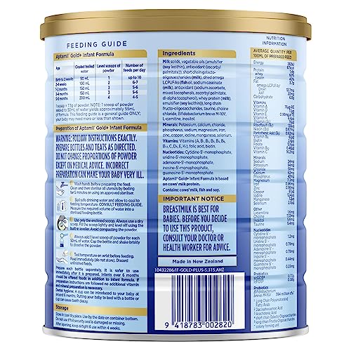 Aptamil Gold+ ProNutra Biotik Stage 1 Infant Formula– 31.7 oz.