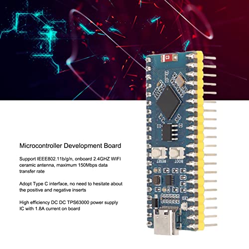2.4 GHz WiFi Development Board, Support IEEE802.11b/g/n Development Board 150Mbps Transfer Rate for Development