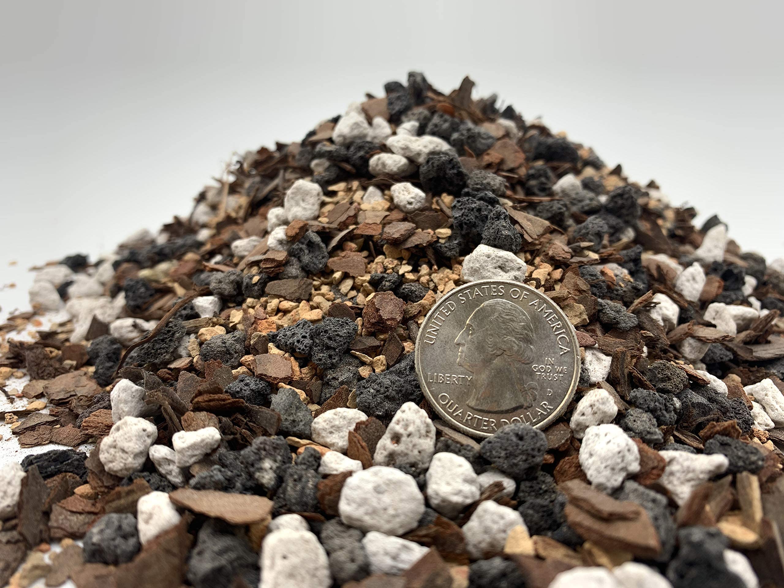 Bonsai Soil All Purpose Mix | Fast Draining Pre Blend Plant | Pumice, Lava, Calcined Clay and Pine Bark β Potting Pre Mixed Bonsai Plant Soil Mixture by The Bonsai Supply (2 Quart Bag)