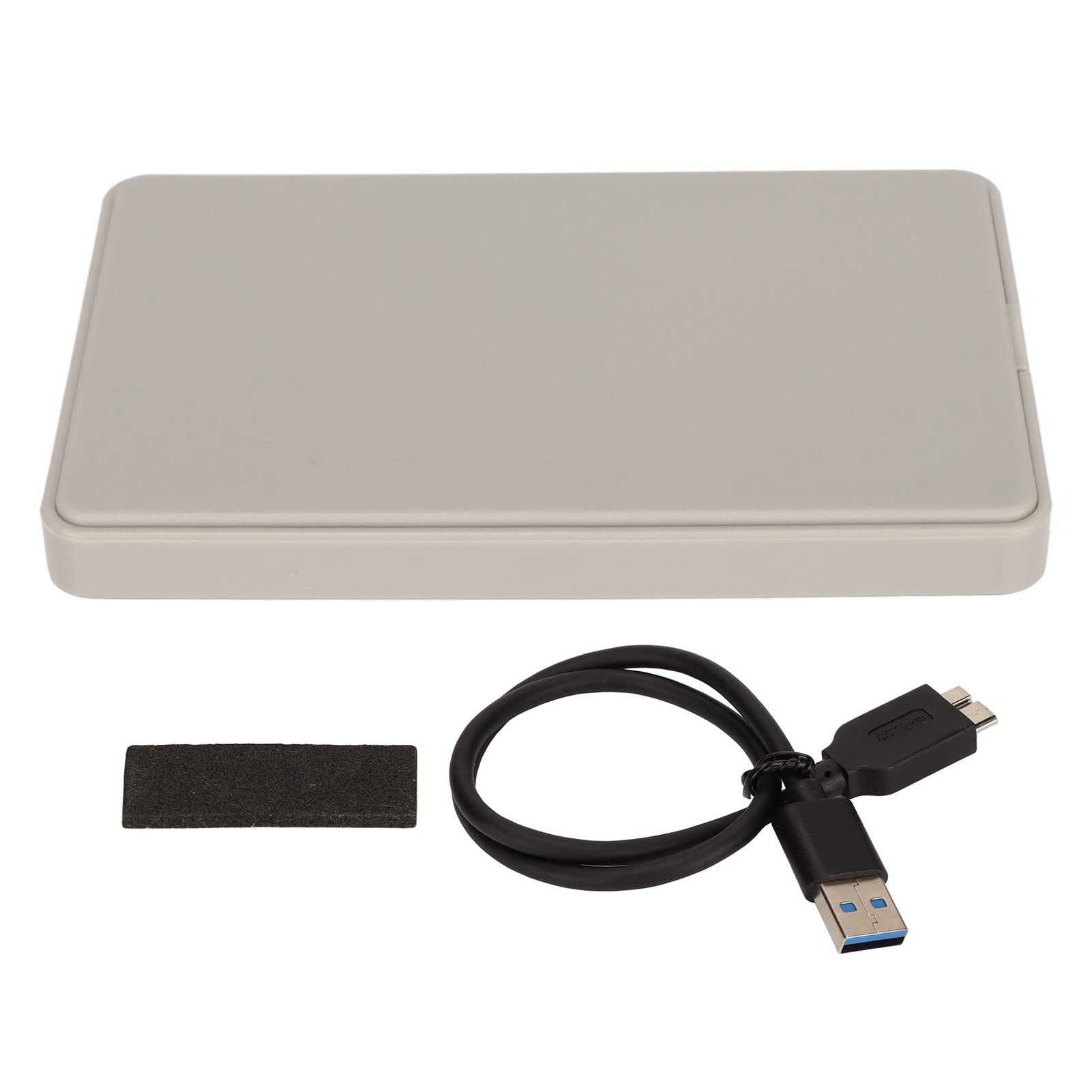 2.5 Inch USB3.0 Mechanical SSD Solid State, SSD Enclosure Adapter for up to 3000GB SATA Laptop Hard Drive or SSD, 30MB/S, for Sata Interface Hard Disk or SSD Under 10mm(Grey)