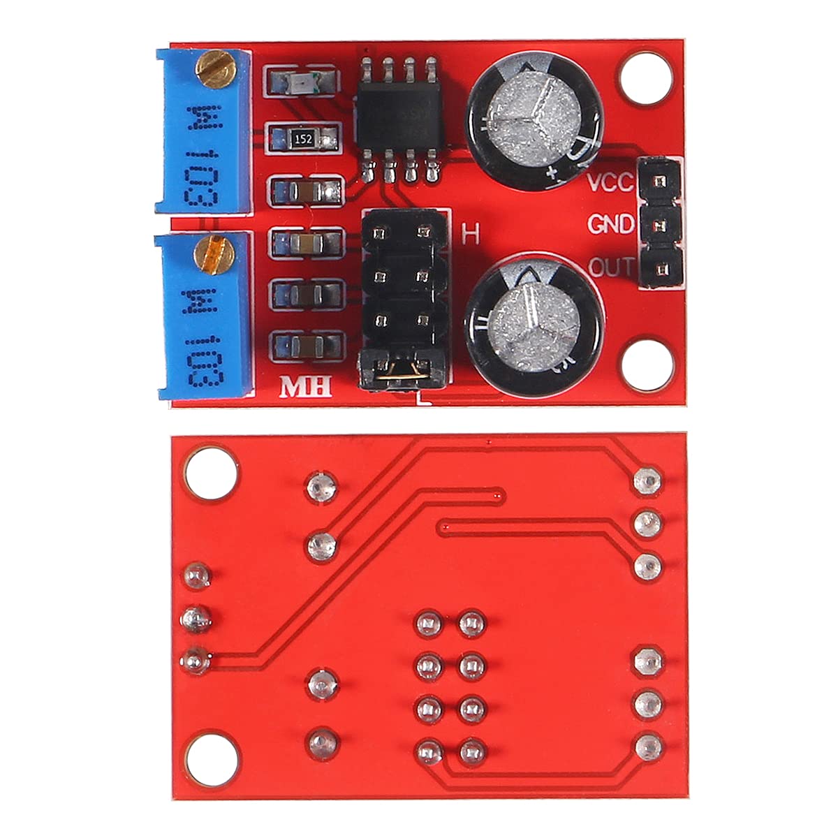 UMLIFE10PCS NE555 Duty Cycle and Frequency Adjustable Module Square Signal Wave Generator Rectangular Module with Breadboard Jumper Wires 20cm 10pin Male to Female Female to Female