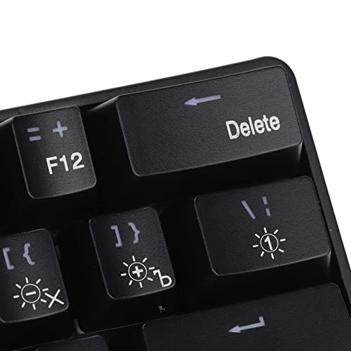2.4G Wireless Bluetooth Keyboard Russian, RGB Backlight Mechanical Keyboard, Portable 60% Mechanical Gaming Keyboard with English Russian Fonts