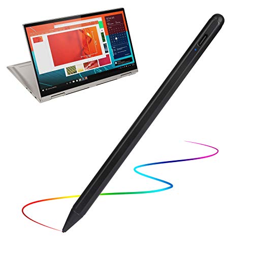 Evach Stylus Pens for Lenovo Yoga Tab Pencil, Active Stylus Pen for Touch Screen Tablet with 1.5mm High Sensitivity Tip Pencil for Lenovo Yoga Tab Pen,Dark Black
