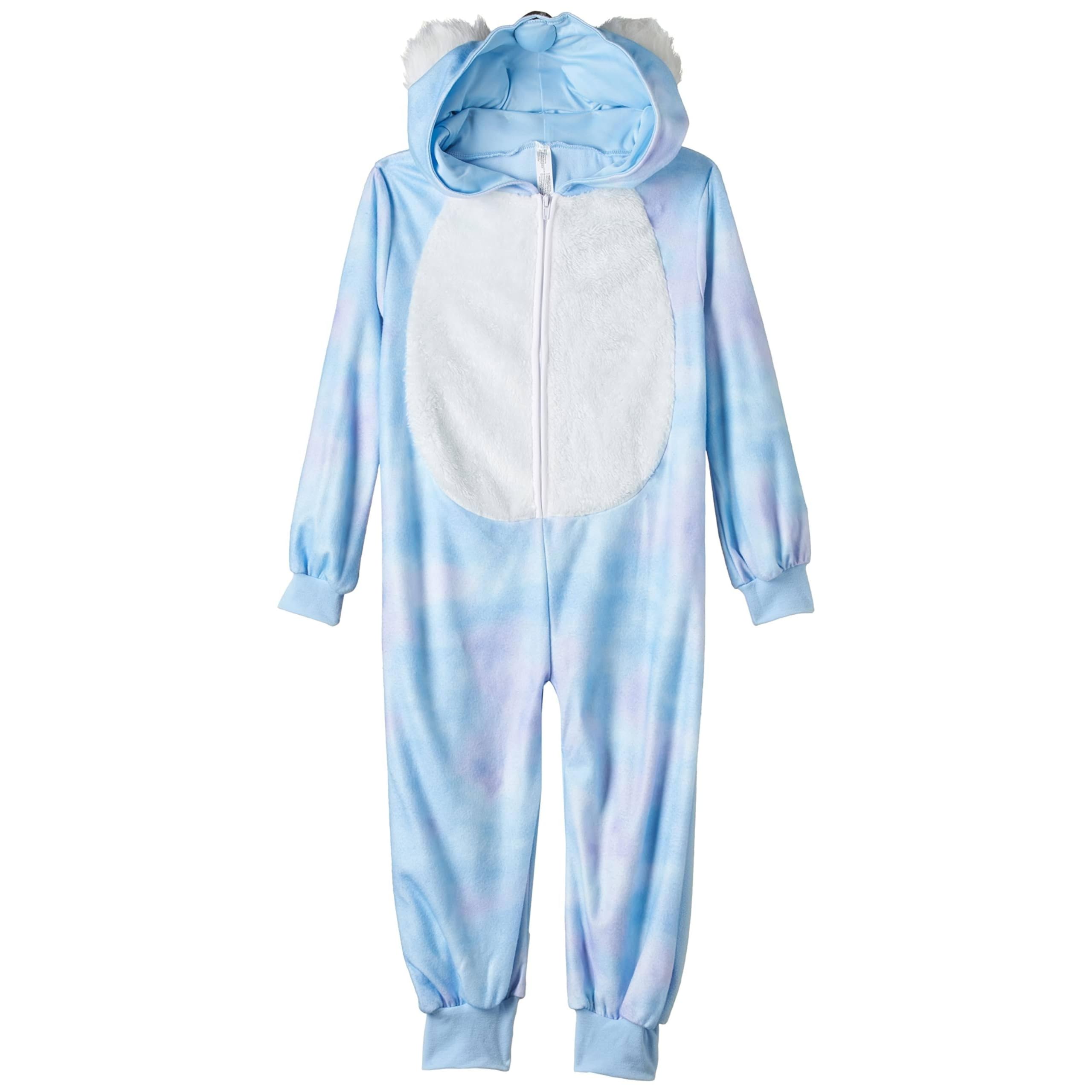 Amscan Girls Zipster Koala Costume, Small - 4-6, 1 Pc,Blue/purple