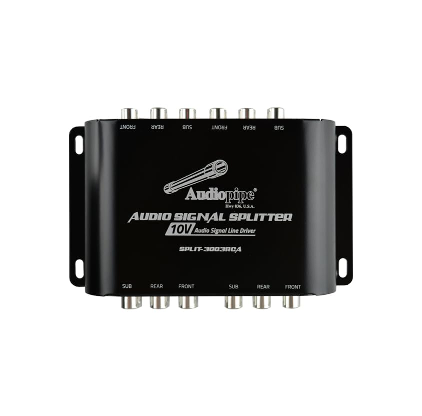 Audiopipe Audio Signal Splitter (SPLIT-3003RCA)