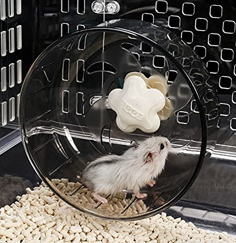 Hamster Racing Wheel, 13cm Hamster Wheel Small Hamster Running Wheel for Pets Quiet Plastic Racing Toy for Hamsters Gerbils Guinea Pigs
