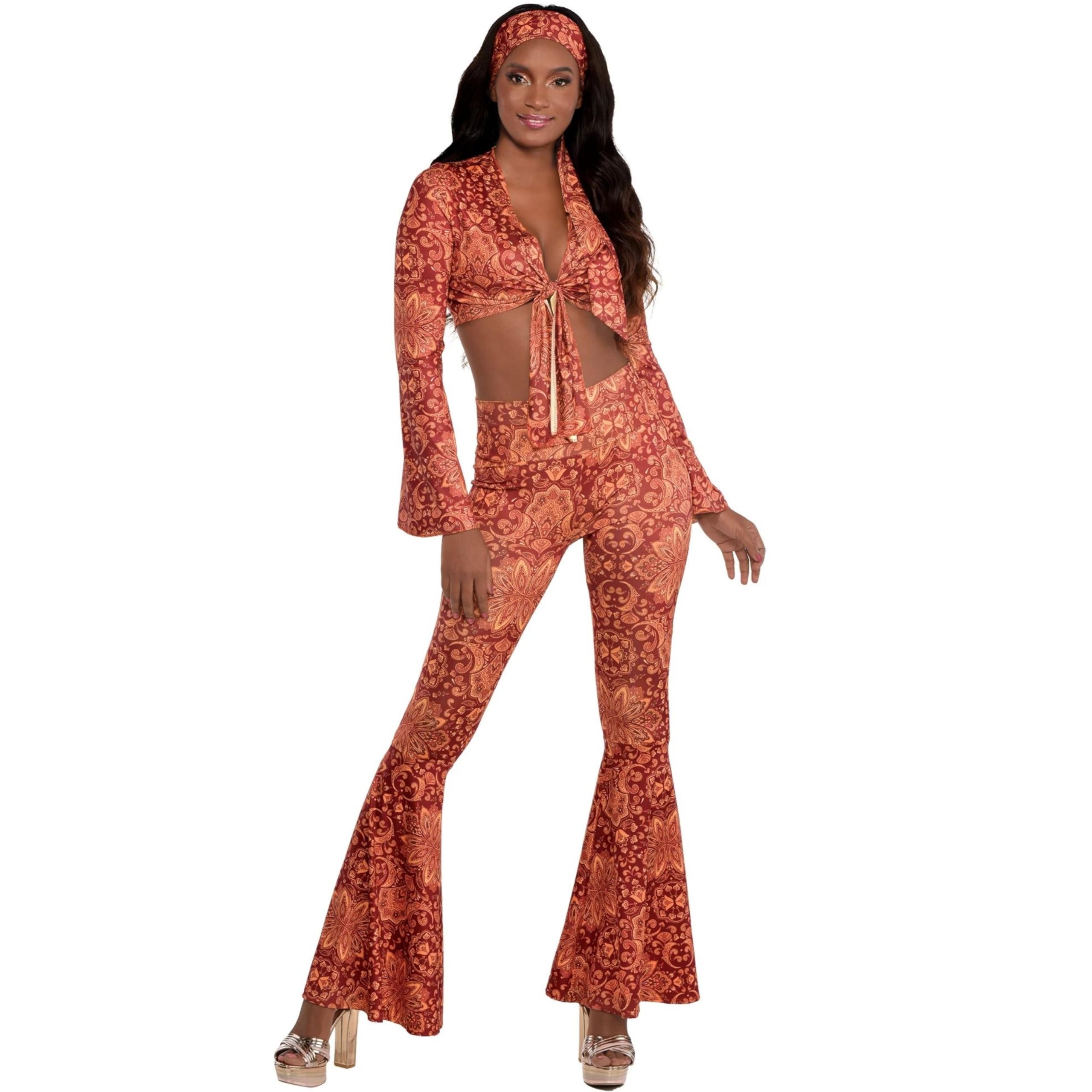 Amscan Women's Free Spirit Costume - Medium (6-8) - Stylish & High-Quality Outfit, Perfect For Halloween, Costume Parties & More - 1 Set