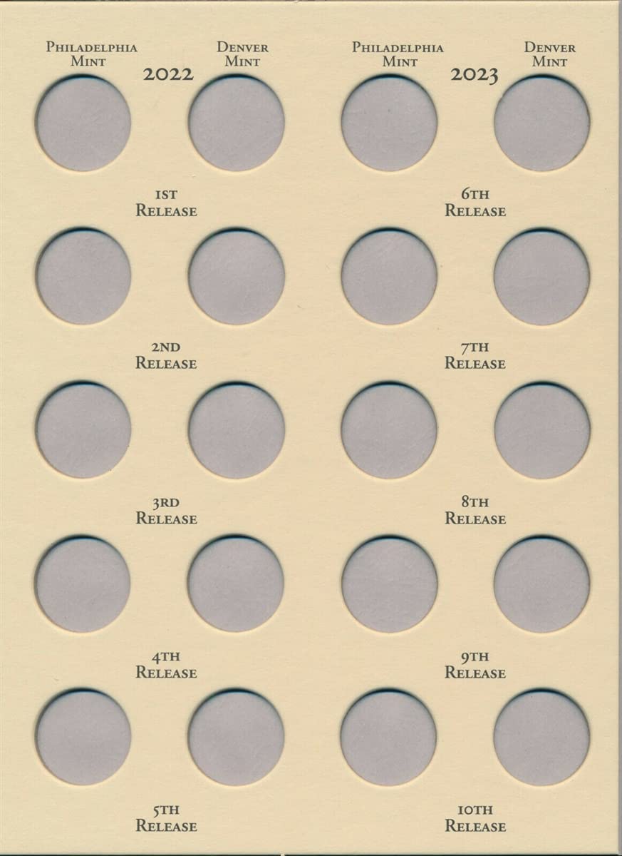 2022 P, D - 2023 P, D Women Quarter 20 Coin Set in Littleton Green Folder LCF63 Uncirculated