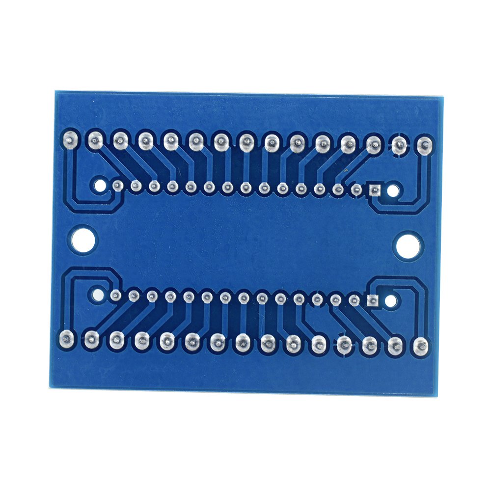 Aideepen 5pcs Nano V3.0 Expansion Board V3.0 Breakout Board Screw Terminal Adapter Shield Nano V3.0 AVR ATMEGA328P-AU Module