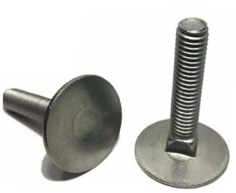 3/8"-16 Elevator Bolts Stainless Steel Grade 18-8 / 304, 3/8-16 Stainless Steel Bolts - JFS289 | #YY33DL (25 Pcs)