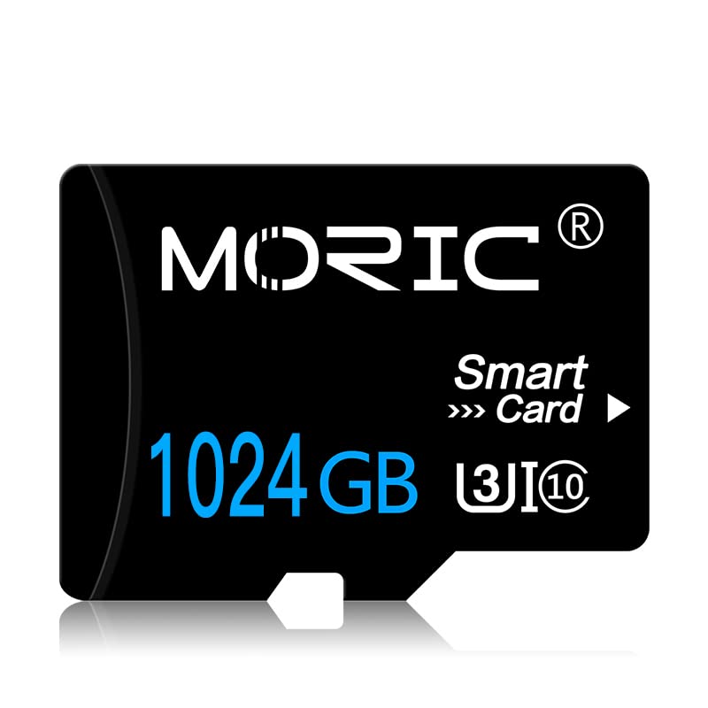 1TB Memory Card 1024GB Micro SD Card 1TB High Speed Waterproof for Smartphone/Camera/Tablet/Home Monitoring Systems and Drone