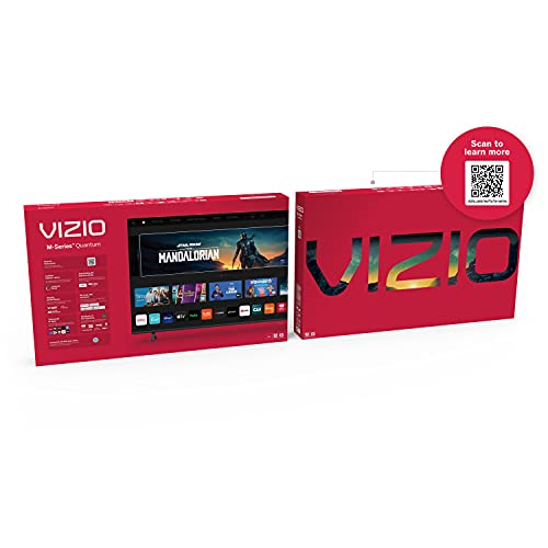 VIZIO 55-Inch M-Series 4K QLED HDR Smart TV with Voice Remote, Dolby Vision, HDR10+, Alexa Compatibility, VRR with AMD FreeSync, M55Q6-J01, 2022 Model